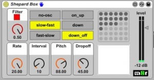 Shepard Box – Max4Live Plugin – School of Sound – Online