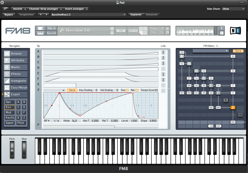 SOS Tutorial 013 FM8 - Drum&Bass/Dubstep Bassline - School Of Sound