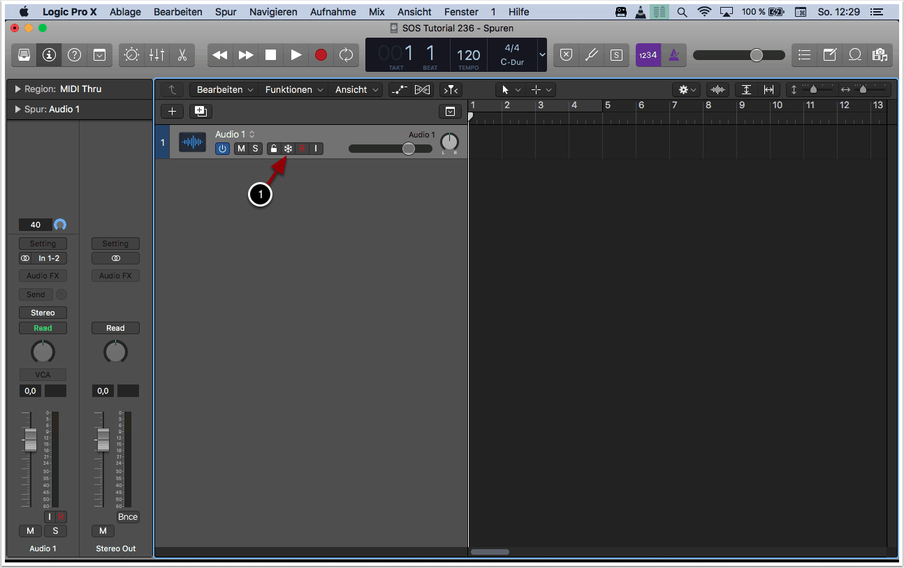 SOS Tutorial 236 Logic Pro X - Arbeiten mit Spuren - School Of Sound