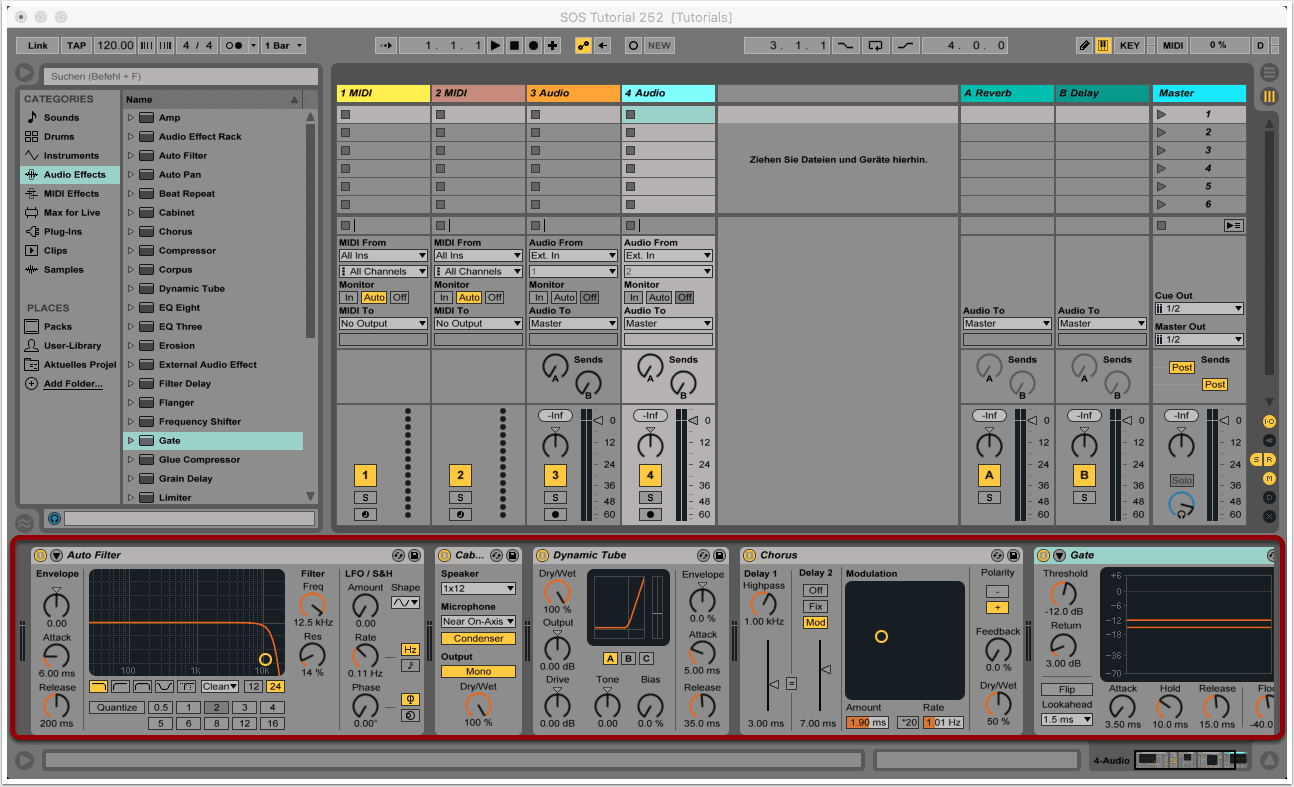 SOS Tutorial 252 Ableton Live - Effekt-Racks Basics - School Of Sound