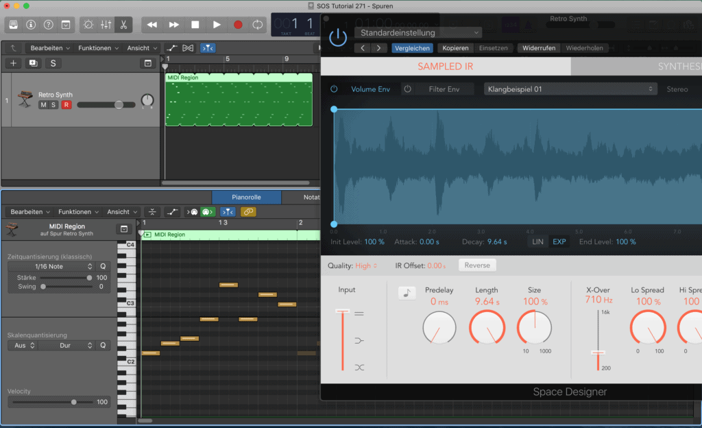 SOS Tutorial 271 Logic Pro X - Convolution Reverb mit Orchester-Samples ...